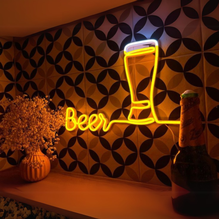 Custom Neon Sign Board Design in Delhi | High-Quality LED Board