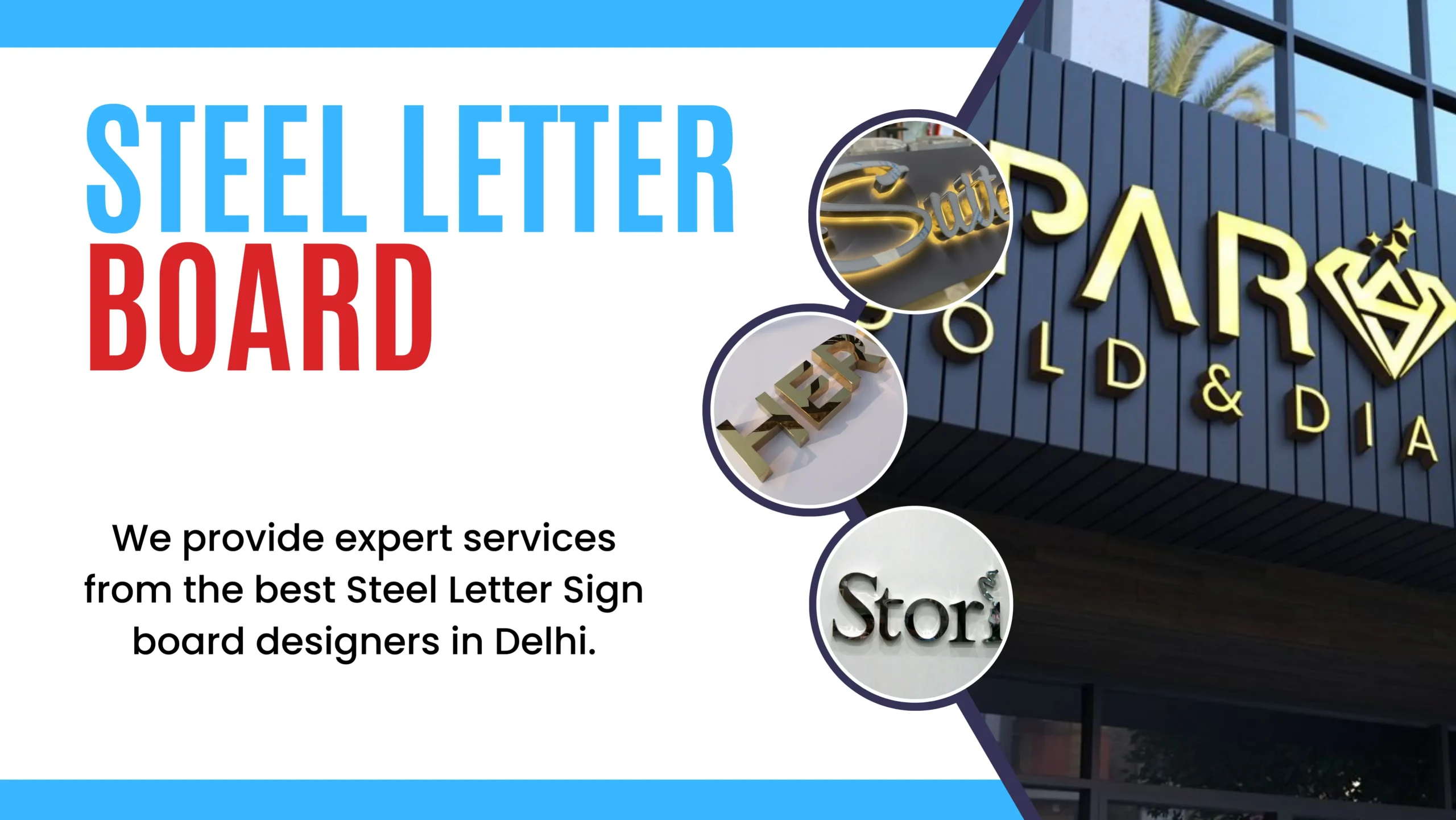 Rama Signage and Creative Best Board Manufacturers in Delhi.